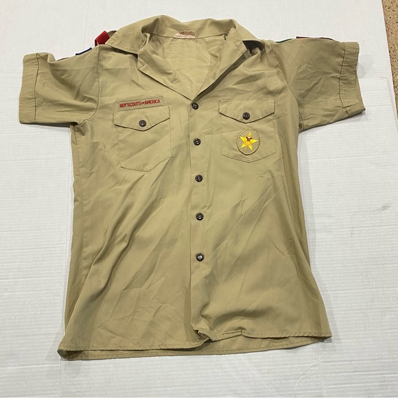 Scouting America | Shirts | Vintage Boy Scouts Uniform Shirt Short ...